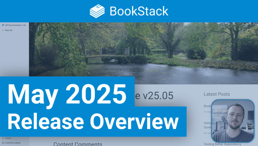 BookStack May 2025 Release Overview | v25.05 - Foss.video