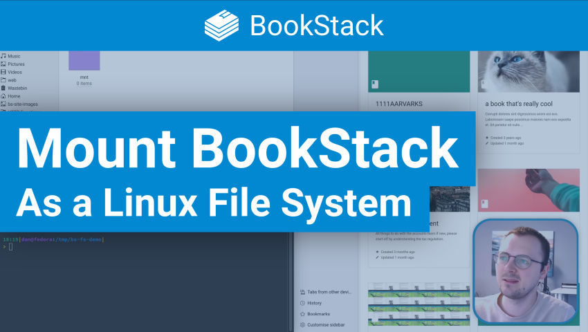 Using BookStack as a Linux File System - Foss.video