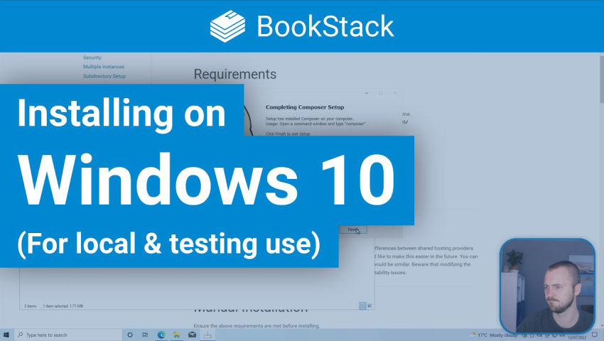 Manual BookStack Installation on Windows 10 - Foss.video