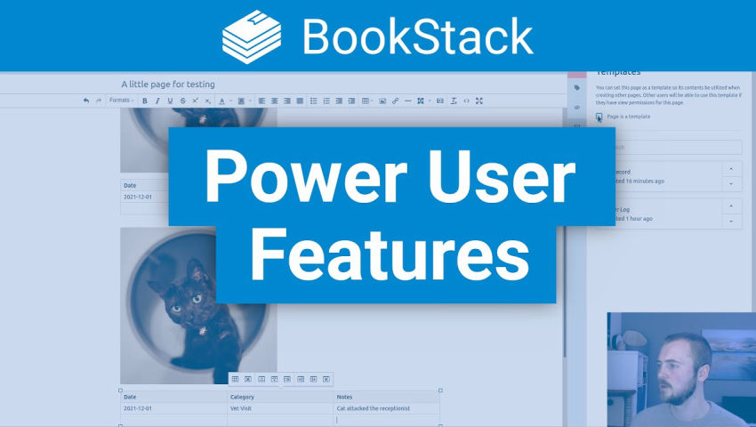 Power User Features in BookStack - Foss.video